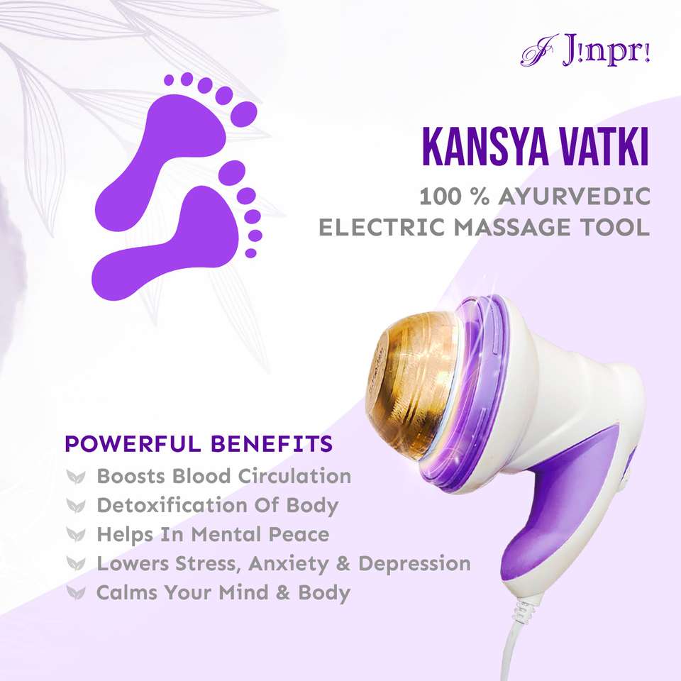 JINPRI Modern Electric Kansya Wati Foot Massager - Authentic Ayurvedic ...