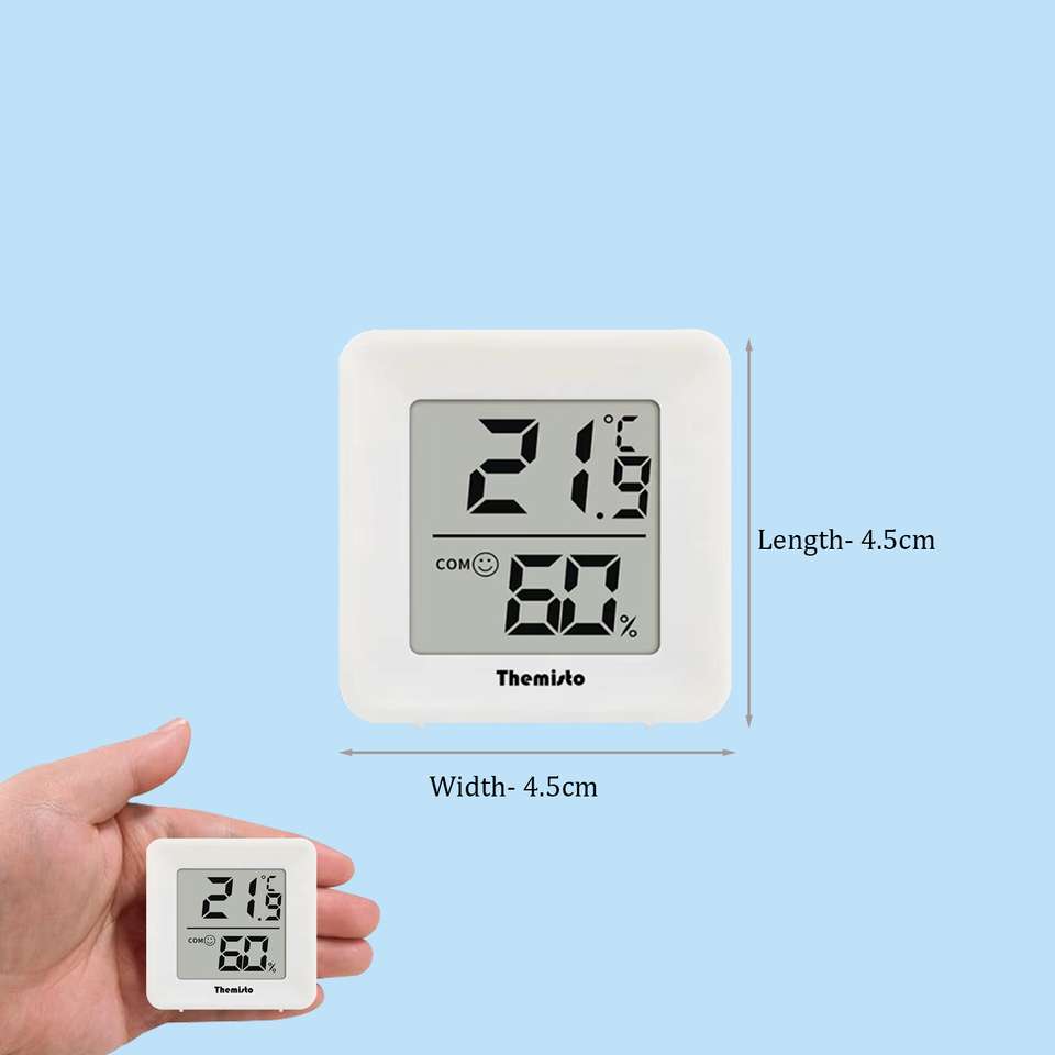 tHemiStO TH-HT1 Digital Hygrometer Humidity and Temperature Test ...