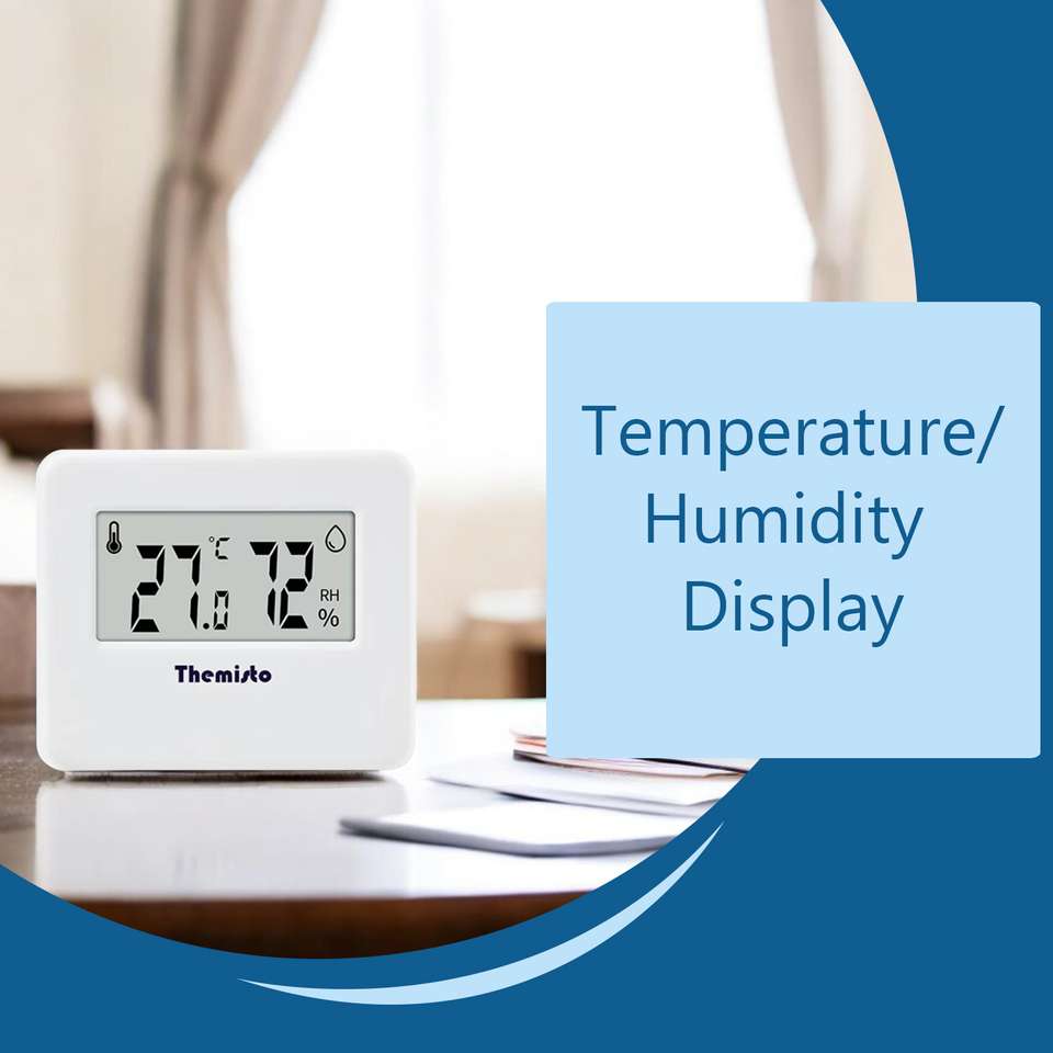 tHemiStO TH-HTC3 Digital Hygrometer Humidity and Temperature Test ...