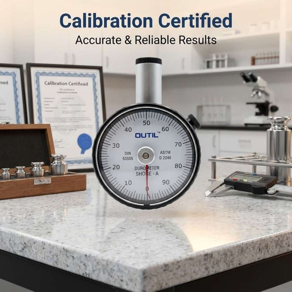 OUTIL Shore A Hardness Tester | Analog Durometer for Rubber, Silicone ...