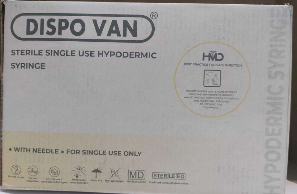 DISPOVAN SINGLE USE SYRINGE ( 10ML X 50PICS. ) Medical Needle Price in ...