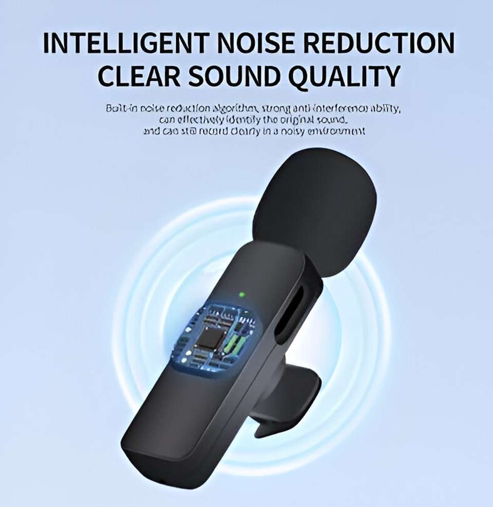 SACRO K8(Wireless Microphone) Receiver With Recording Clip Micfor ...
