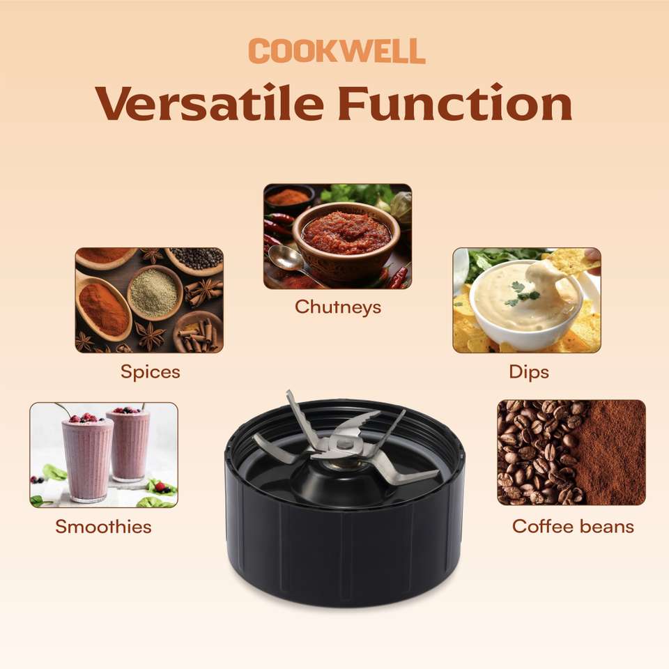 cookwell Bullet 600 W Juicer Mixer Grinder Price in India - Buy ...