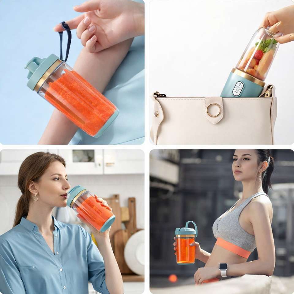 Zinsy Plastic Portable Electric Juicer USB JuiceMaker3-Speed ...