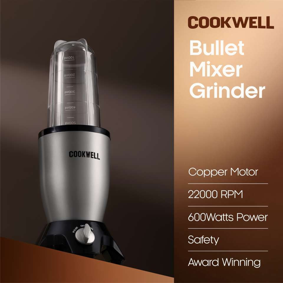 cookwell Bullet 600 W Juicer Mixer Grinder Price in India - Buy ...