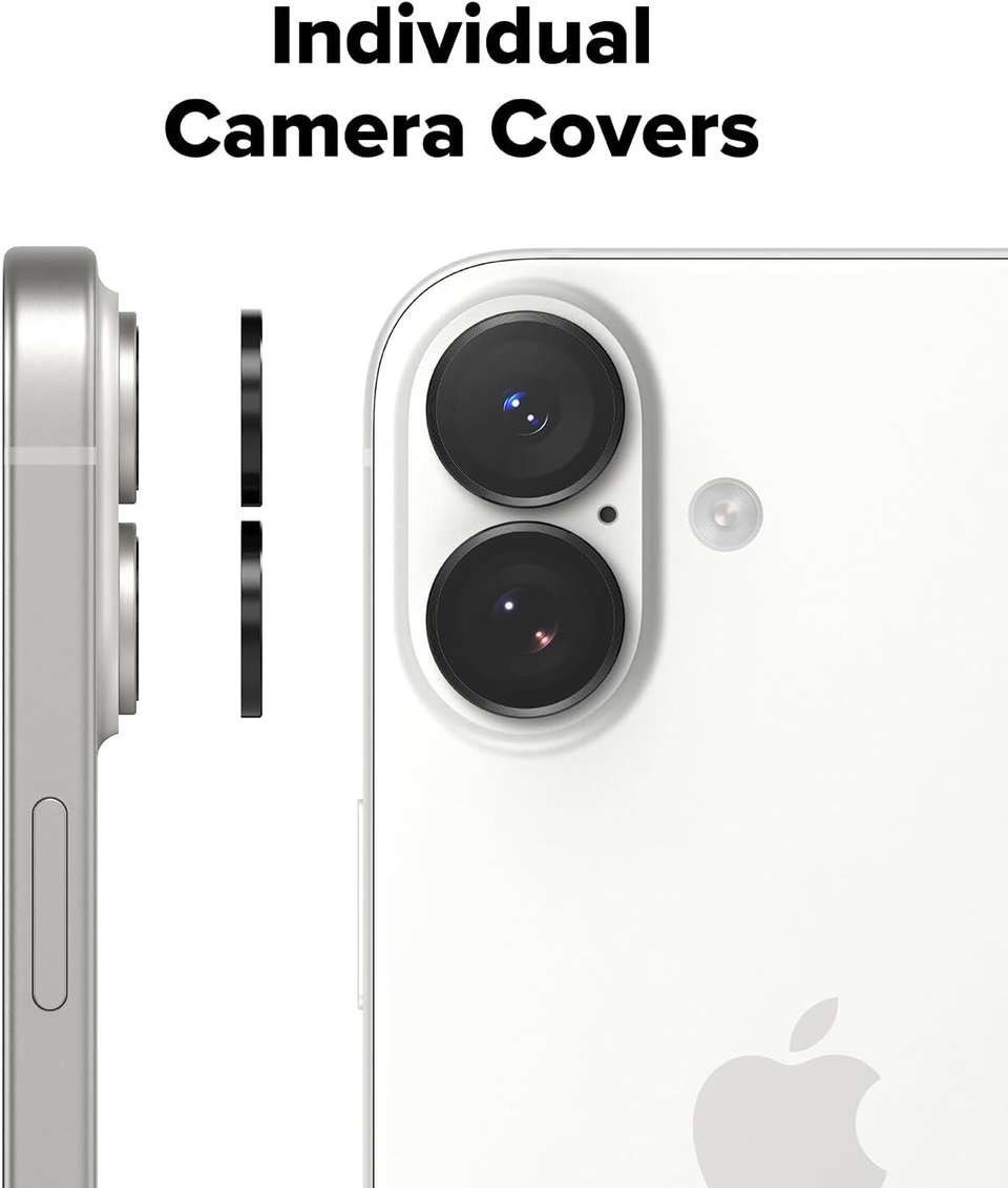 Besmon Back Camera Lens Ring Guard Protector for iPhone 17 Camera Lens ...