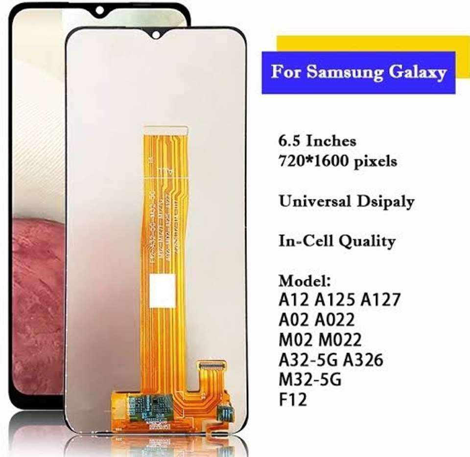 SSP TELECOM IPS LCD Mobile Display for Samsung F12, A32, M32, M12, A02 ...