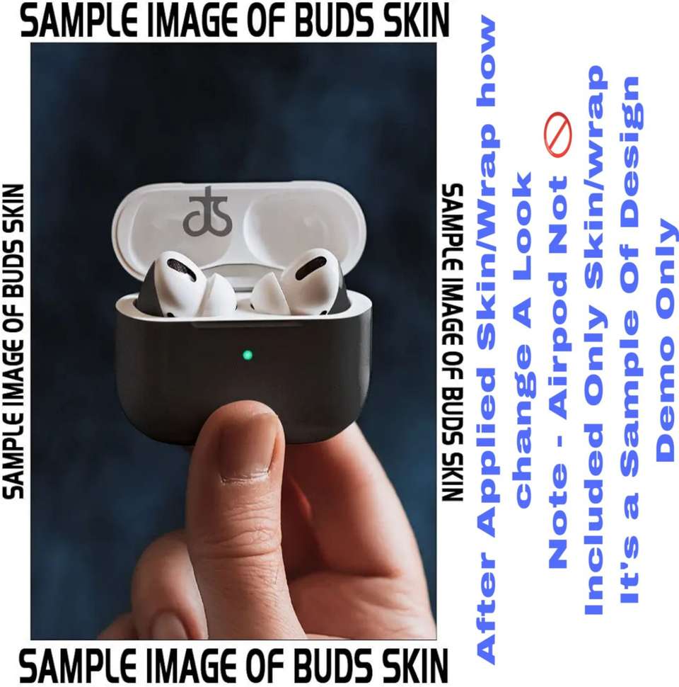 Flipkart SmartBuy AirPods Pro 2 tws sticker skin grey super matte ...