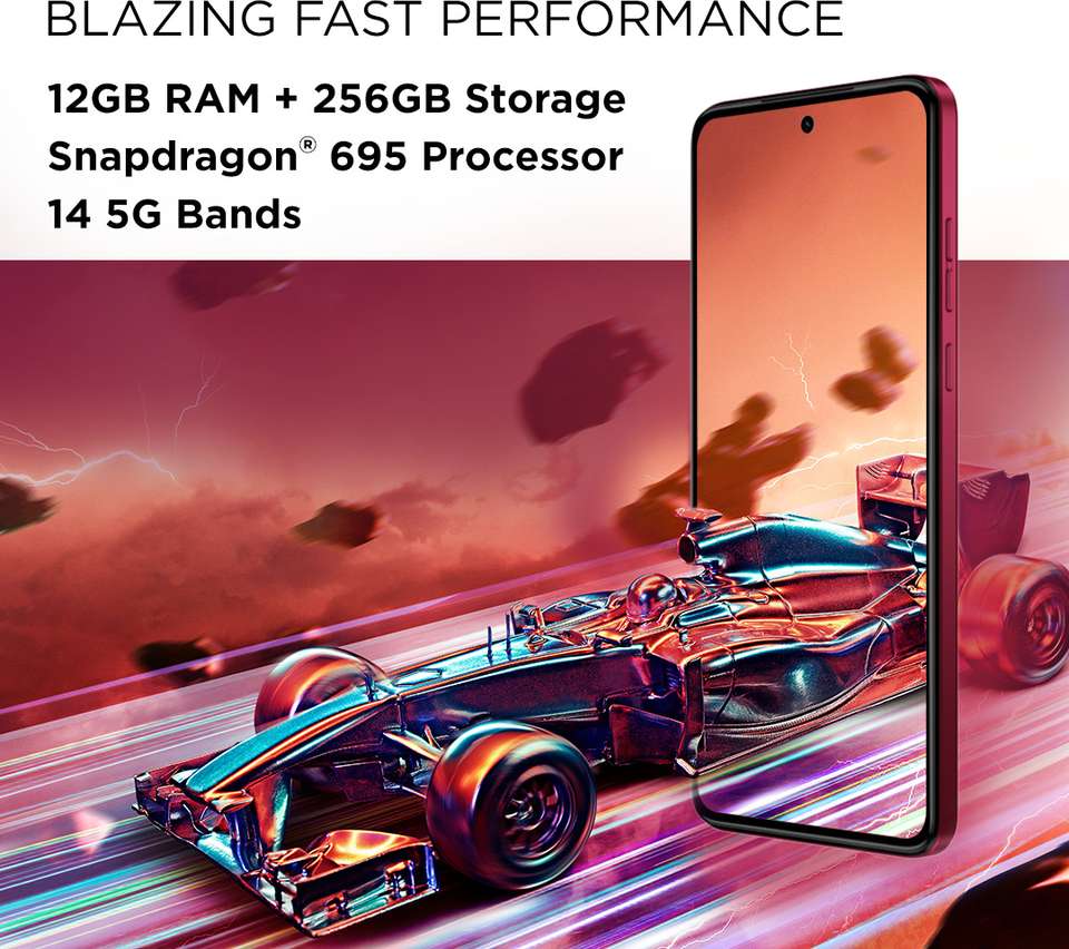 MOTOROLA g84 5G (Viva Magneta, 256 GB) (12 GB RAM)