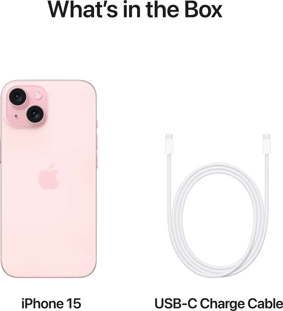 Apple iPhone 15 (Pink, 128 GB)