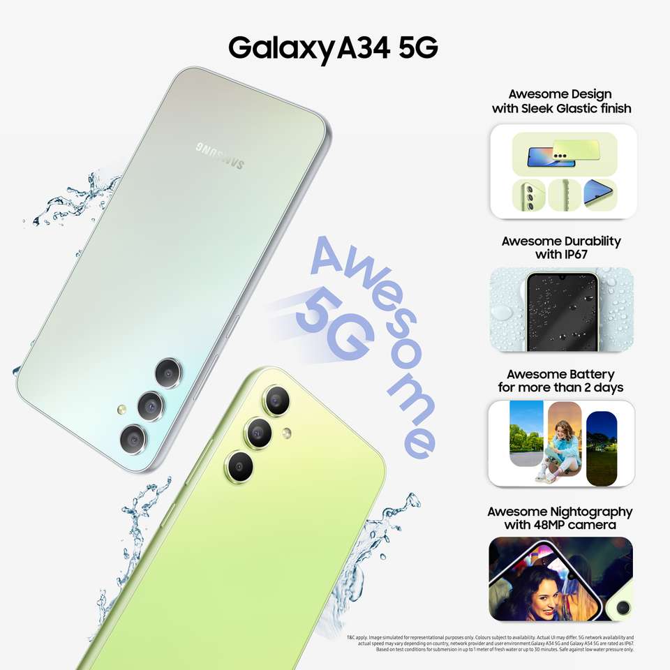 Samsung Galaxy A34 5G (128 GB Storage, 8 GB RAM) Online at Best Price ...