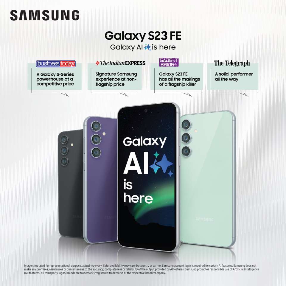 SAMSUNG Galaxy S23 FE (Mint, 128 GB) (8 GB RAM)