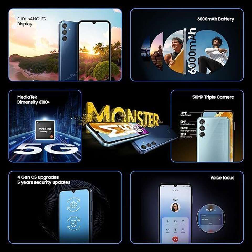 Samsung M15 5G Prime Edition (128 GB Storage, 4 GB RAM) Online at Best ...