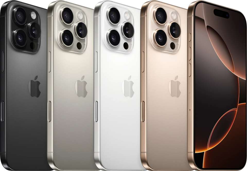 Apple iPhone 16 Pro (White Titanium, 128 GB)