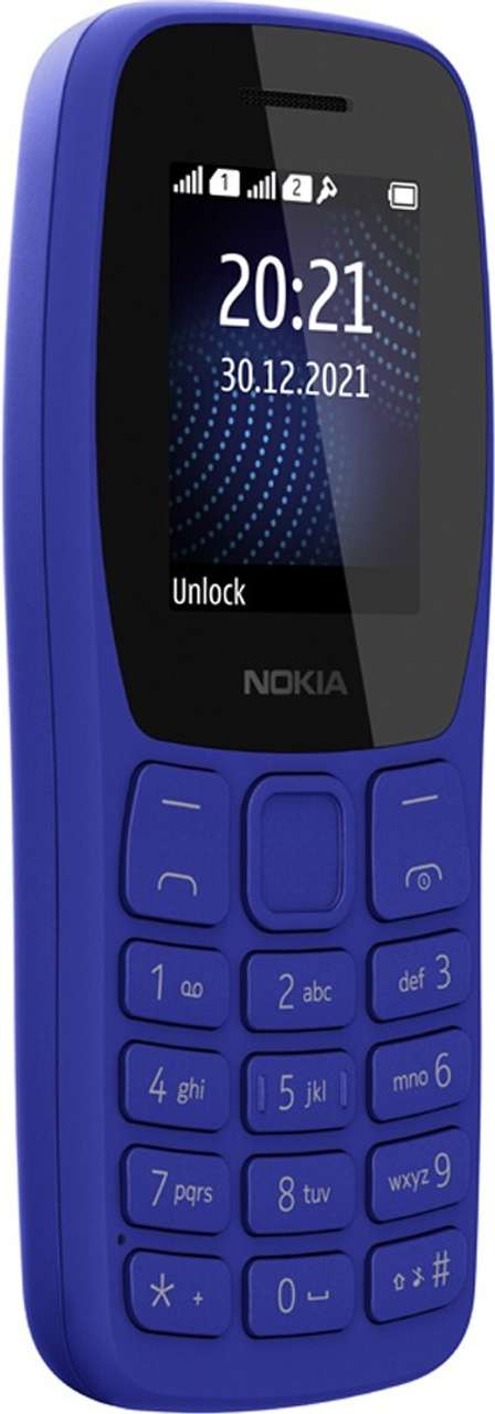 Nokia 105 Dual SIM, Keypad Mobile Phone with Wireless FM Radio (32 MB ...