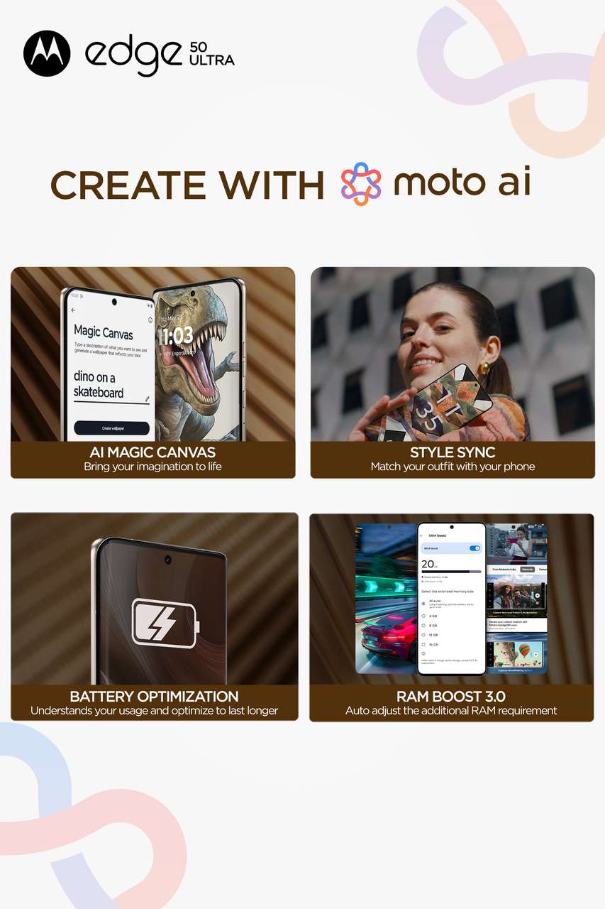 Motorola Edge 50 Ultra 5G (Nordic Wood, 512 GB) (12 GB RAM)