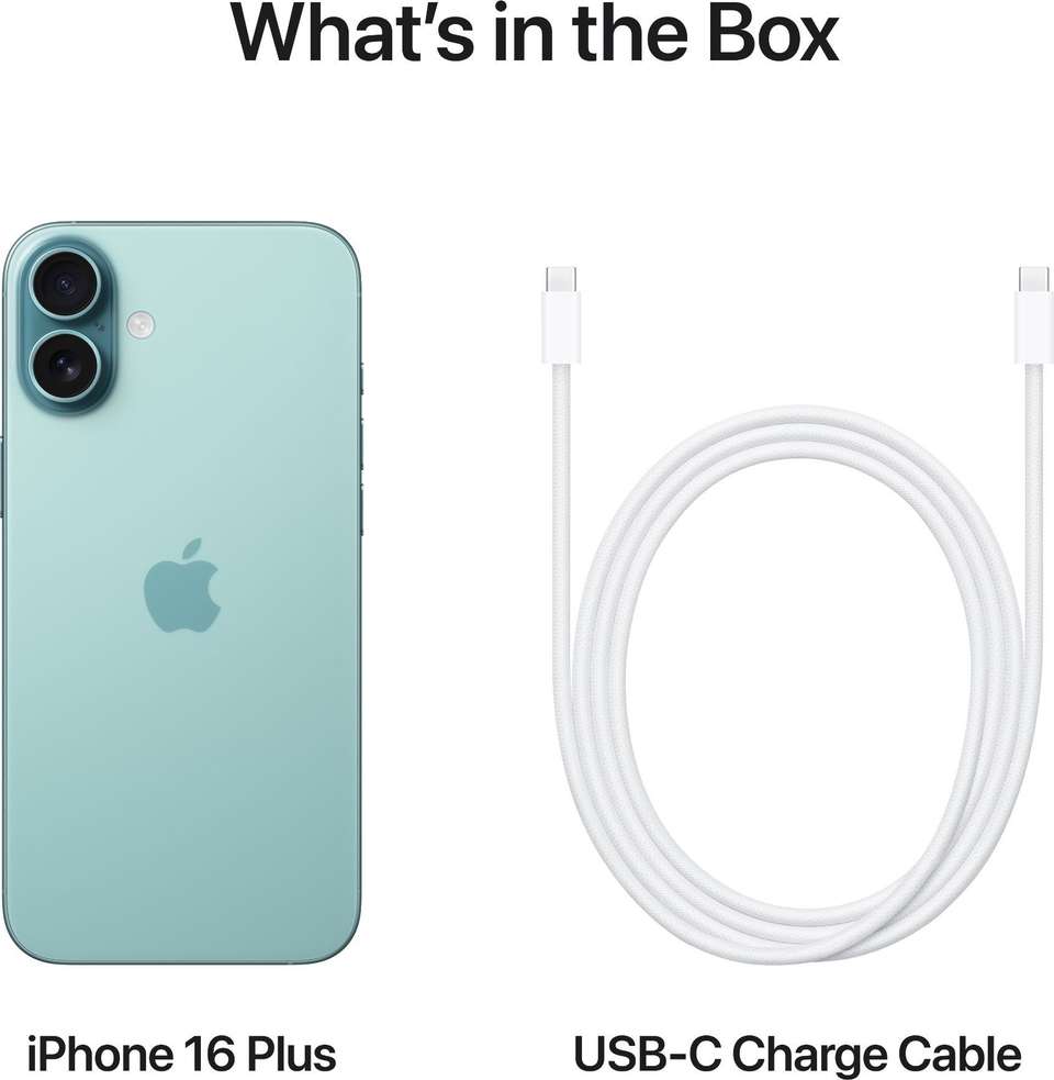 Apple iPhone 16 Plus (Teal, 128 GB)