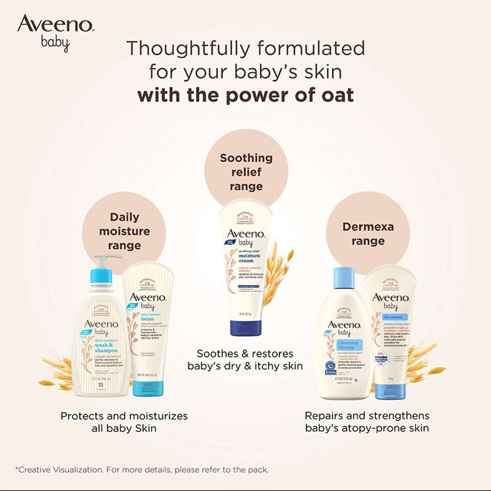 Aveeno Baby Daily Moisturizing Lotion| Protect & moisturize baby's ...