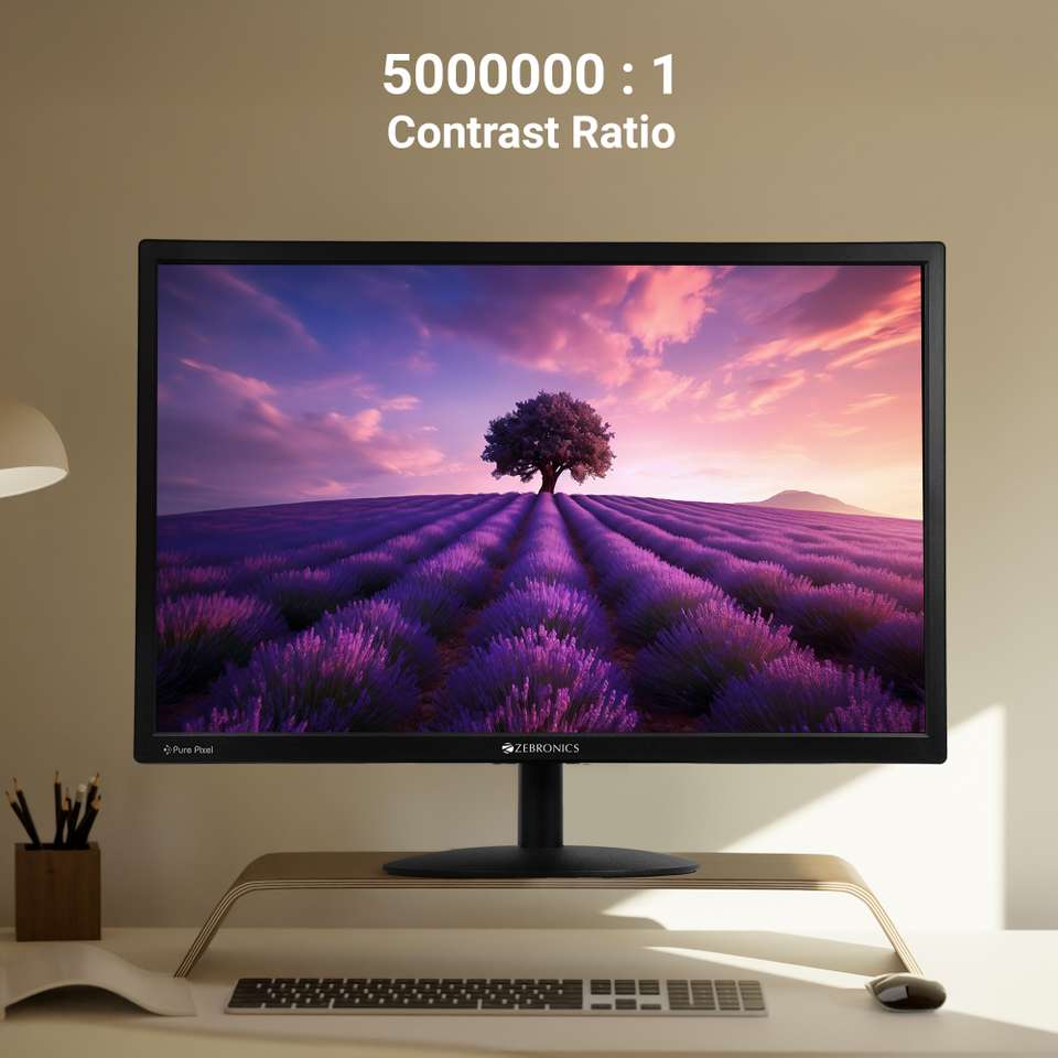 ZEBRONICS V22HD 55.88 cm (22 inch) HD+ TN Panel Monitor (Zeb-V22HD+ LED ...