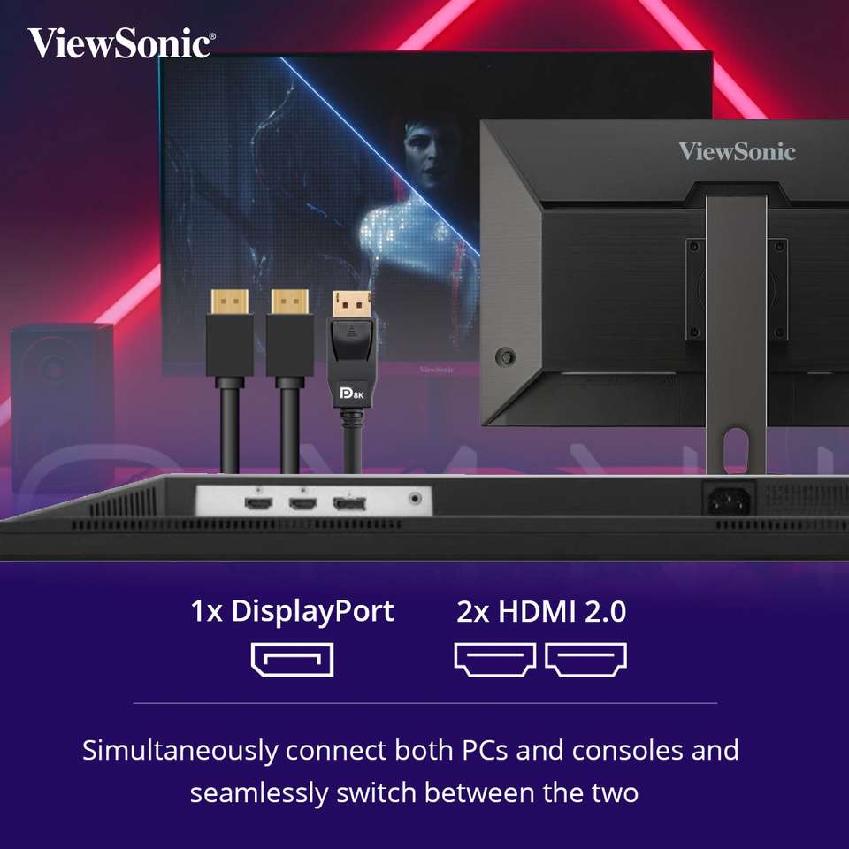 ViewSonic 68.58 cm (27 inch) Quad HD IPS Panel with HDR10, 137 sRGB ...
