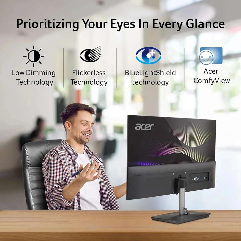Acer 68.58 cm (27 inch) Full HD LED Backlit IPS Panel Monitor (RS272 ...