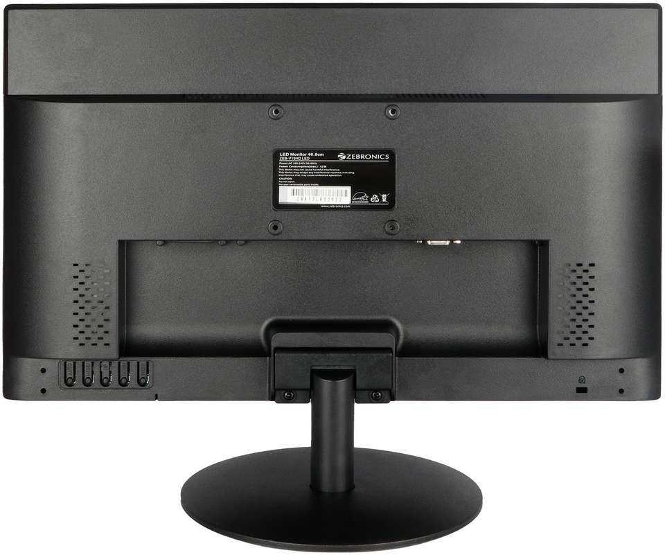 ZEBRONICS 46.99 cm (19 inch) HD LED Backlit TN Panel HDMI, VGA Input ...