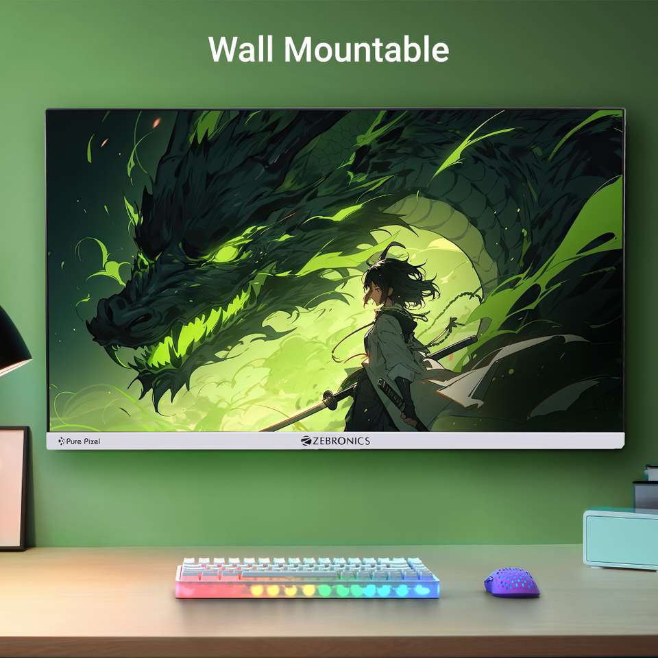 ZEBRONICS 54.61 cm (22 inch) Full HD VA Panel with 16:9 Aspect Ratio ...