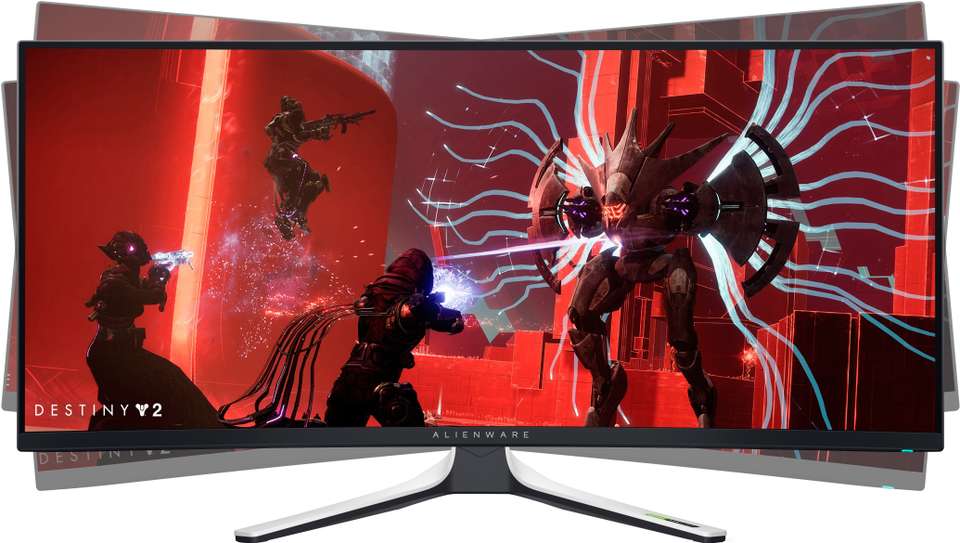DELL 86.36 cm (34 inch) Curved UHD LED Backlit Gaming Monitor ...
