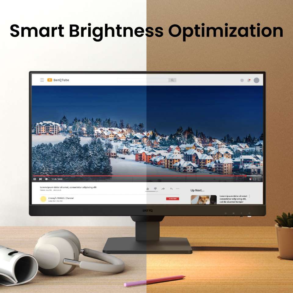 BenQ GW2490 60.96 cm (24 inch) Full HD LED Backlit IPS Panel 99% sRGB ...