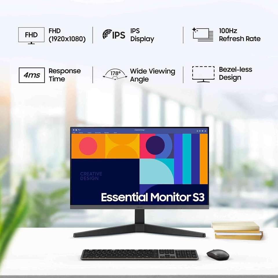 Samsung 68.58 cm (27 inch) Curved 4K Ultra HD PLS Panel Gaming Monitor ...