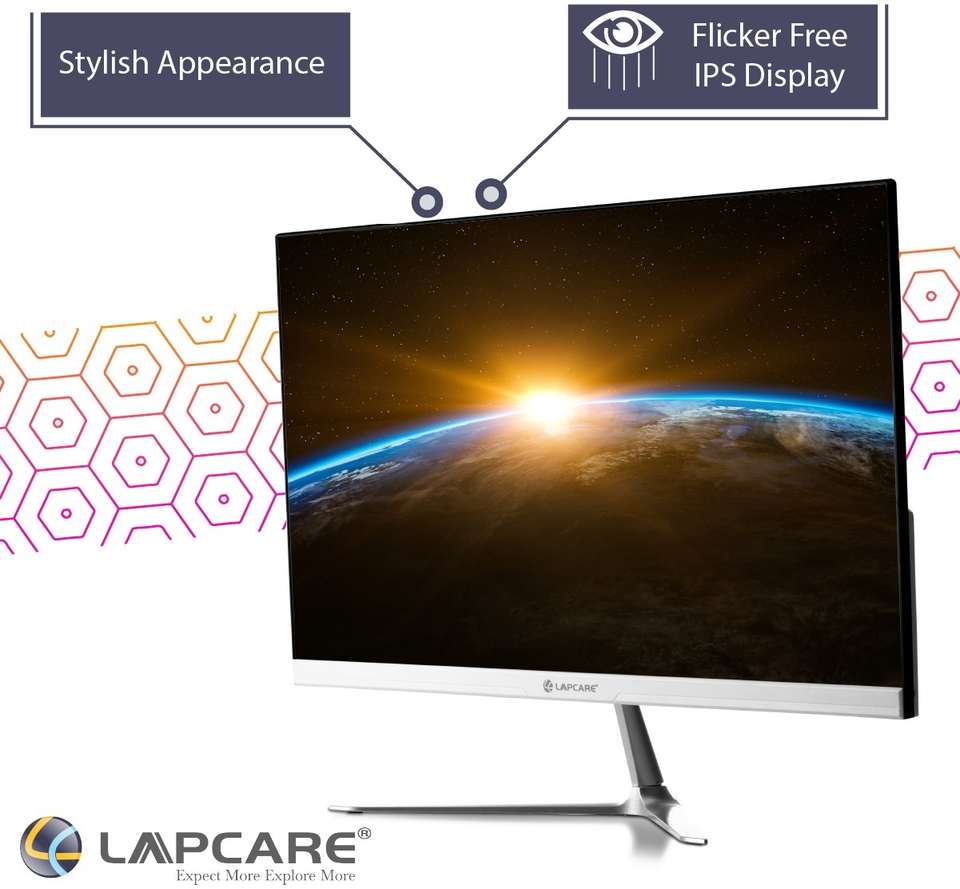 LAPCARE 60.45 cm (24 inch) Full HD LED Backlit IPS Panel with Metal ...