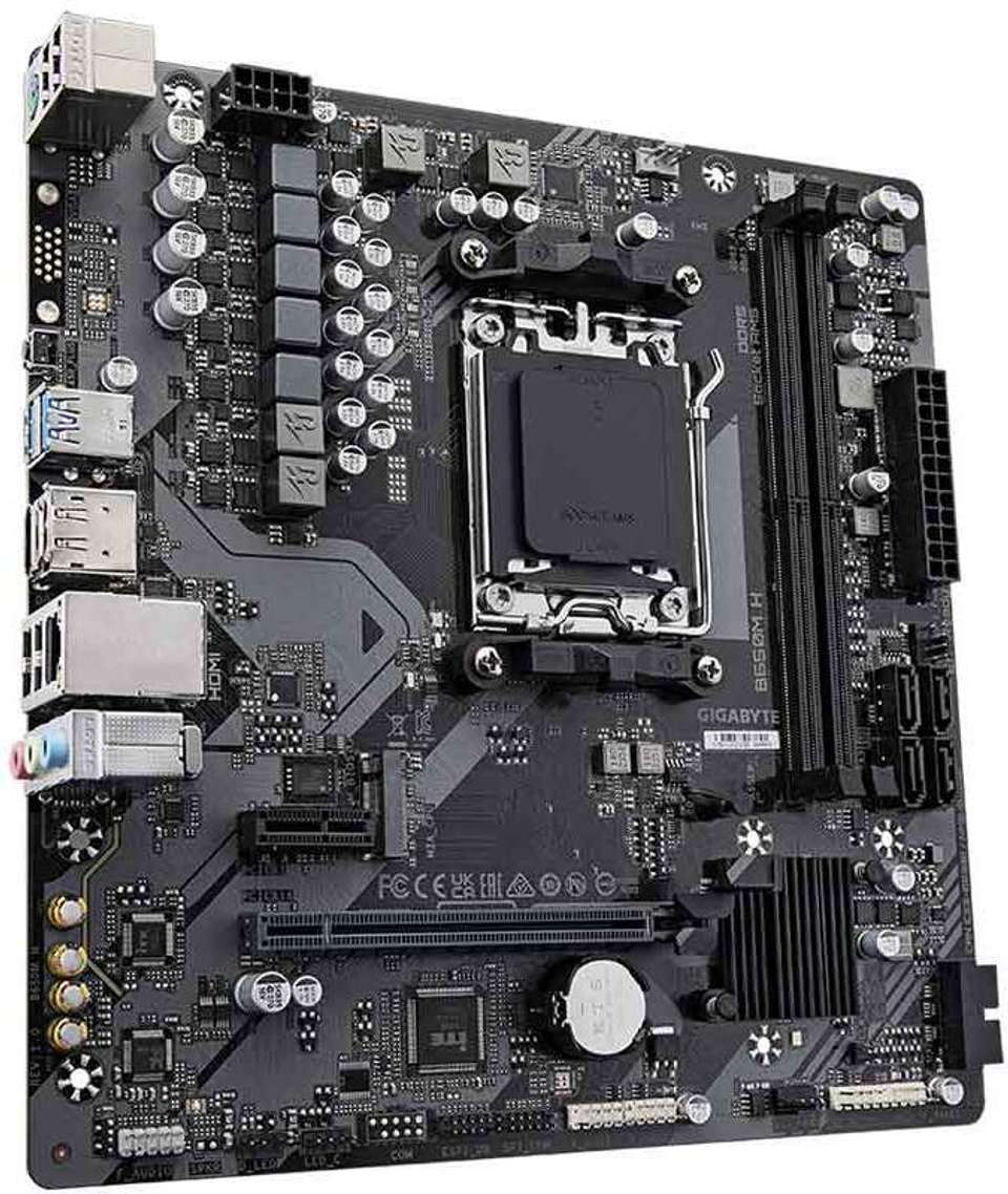GIGABYTE B650M H AMD Socket AM5 Supports AMD Ryzen™ 7000/ Ryzen™ 8000 ...