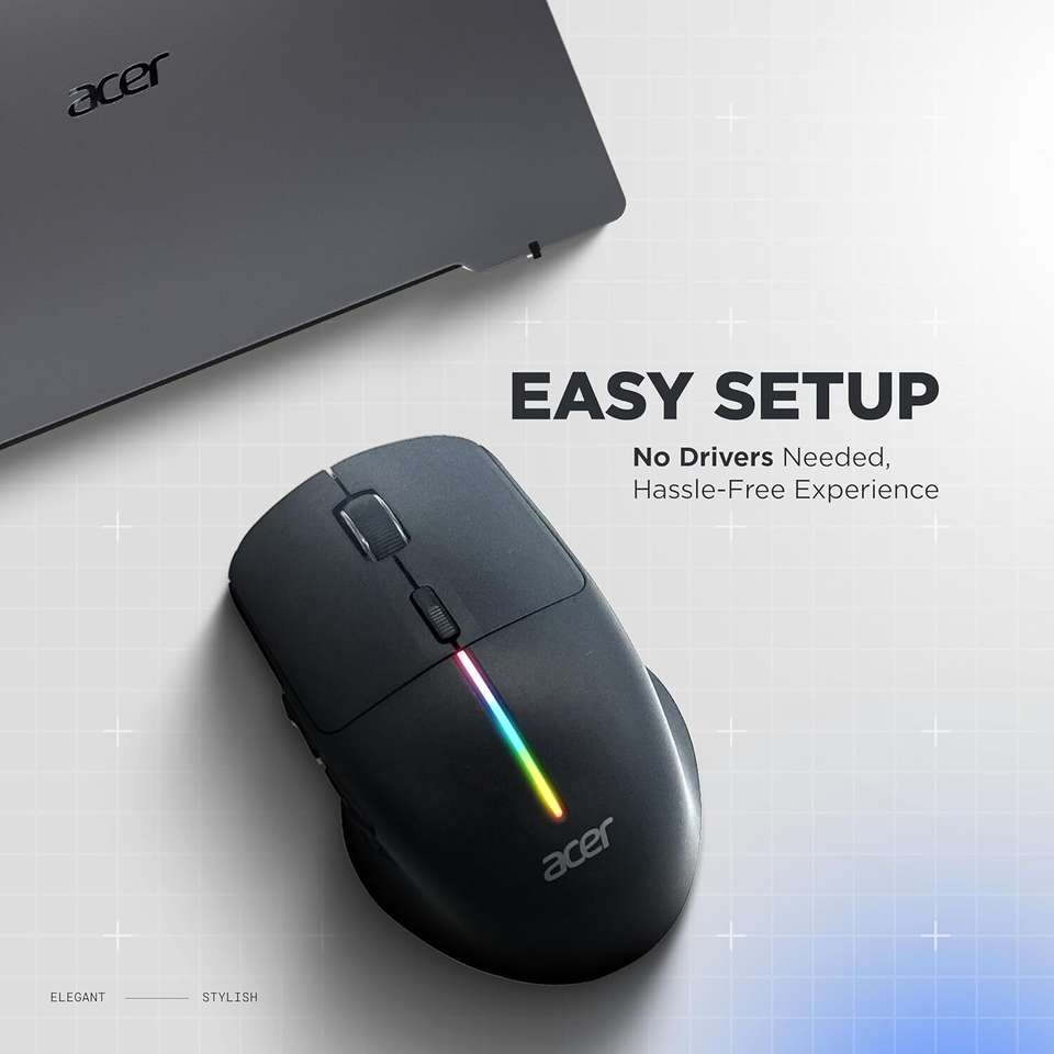 Acer Prism Wireless Ergonomic Optical Mouse - Acer : Flipkart.com