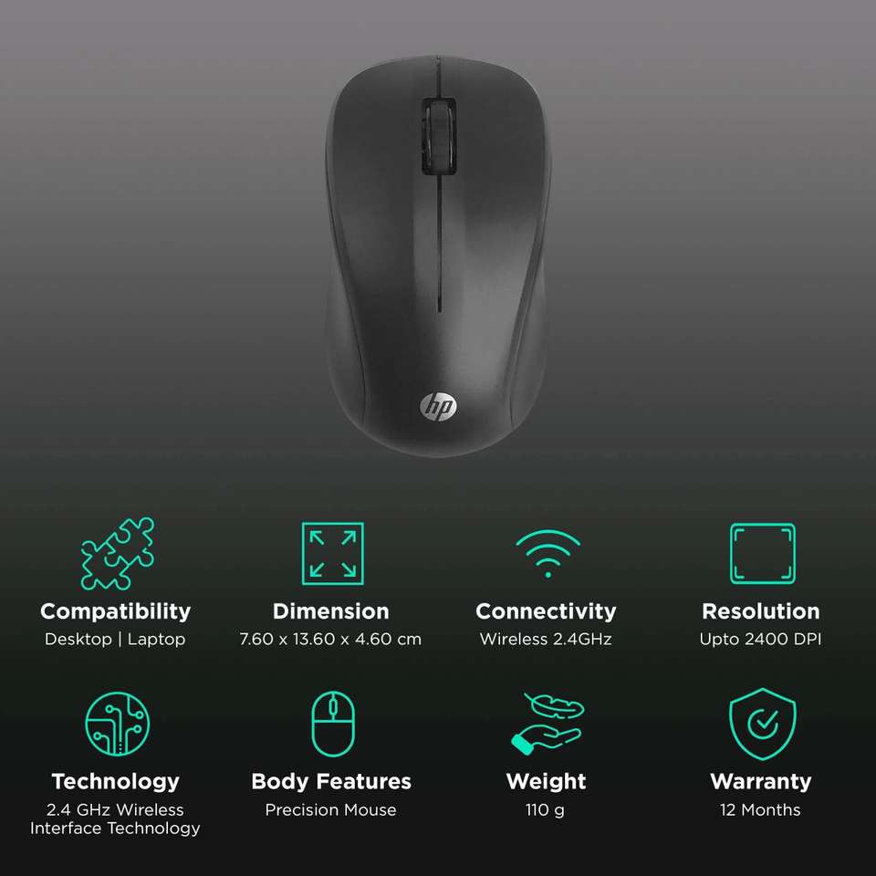 HP S500 Ambidextrous Optical Mouse With Bluetooth - HP : Flipkart.com