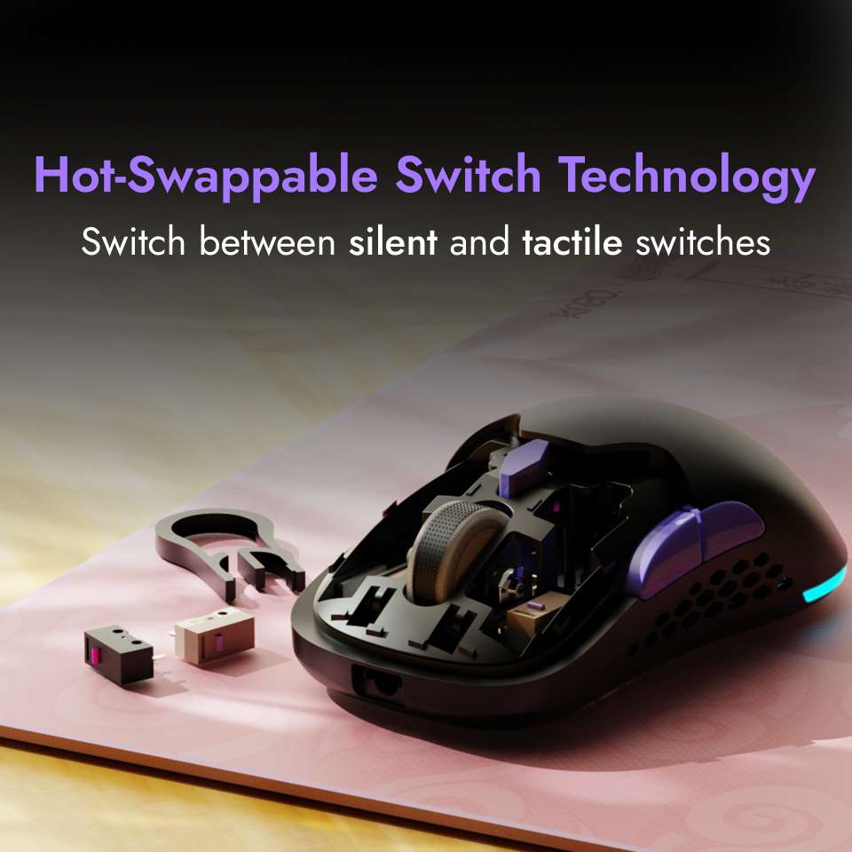 Kreo Chimera V2 Ambidextrous Optical Gaming Mouse RGB Hot-Swappable ...
