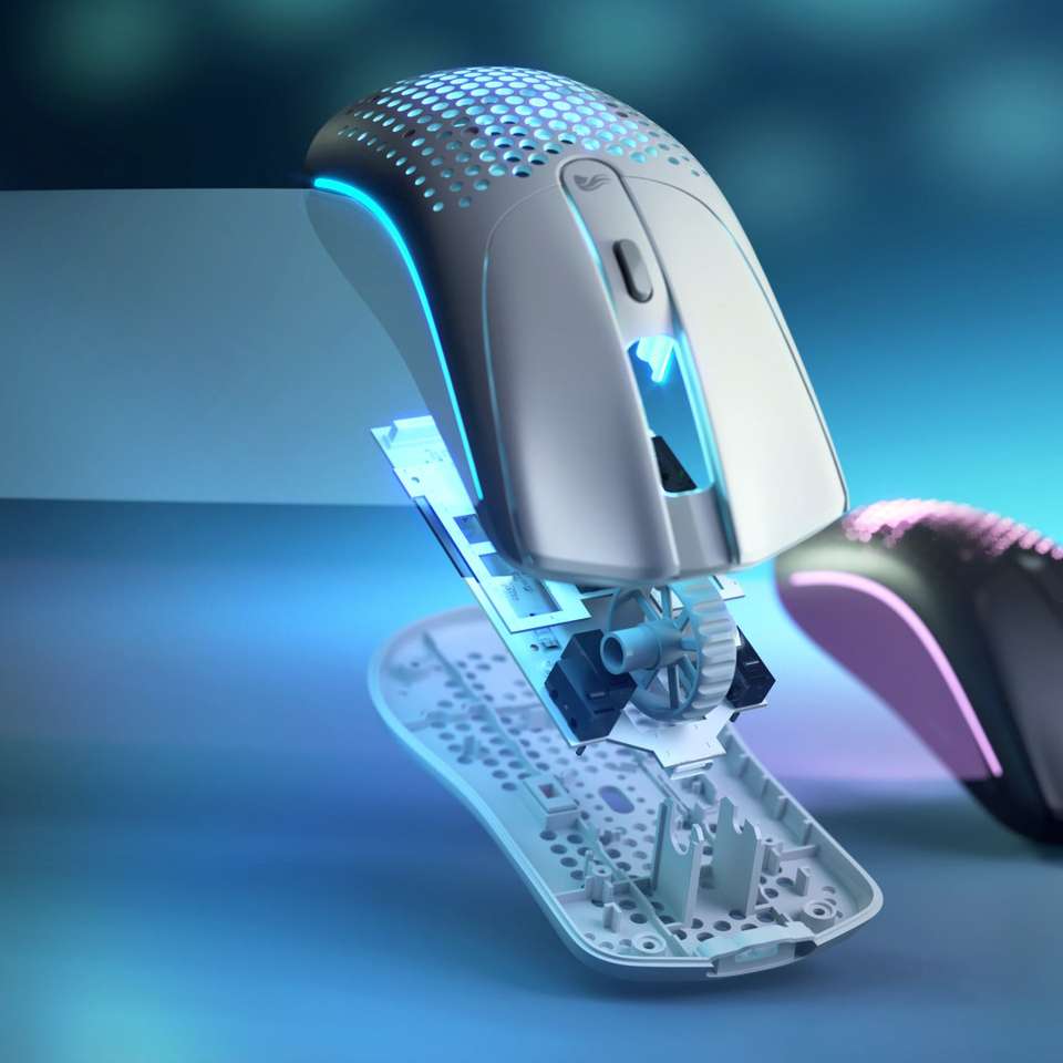 Glorious PC Gaming Race Glorious Model O2 Wireless Ambidextrous Optical ...