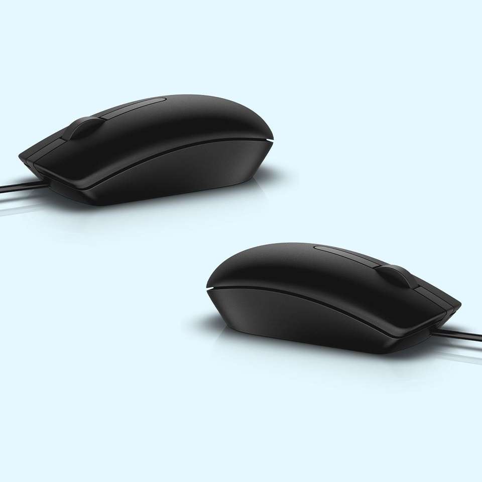 DELL MS 116-BK Wired Ambidextrous Optical Mouse - DELL : Flipkart.com