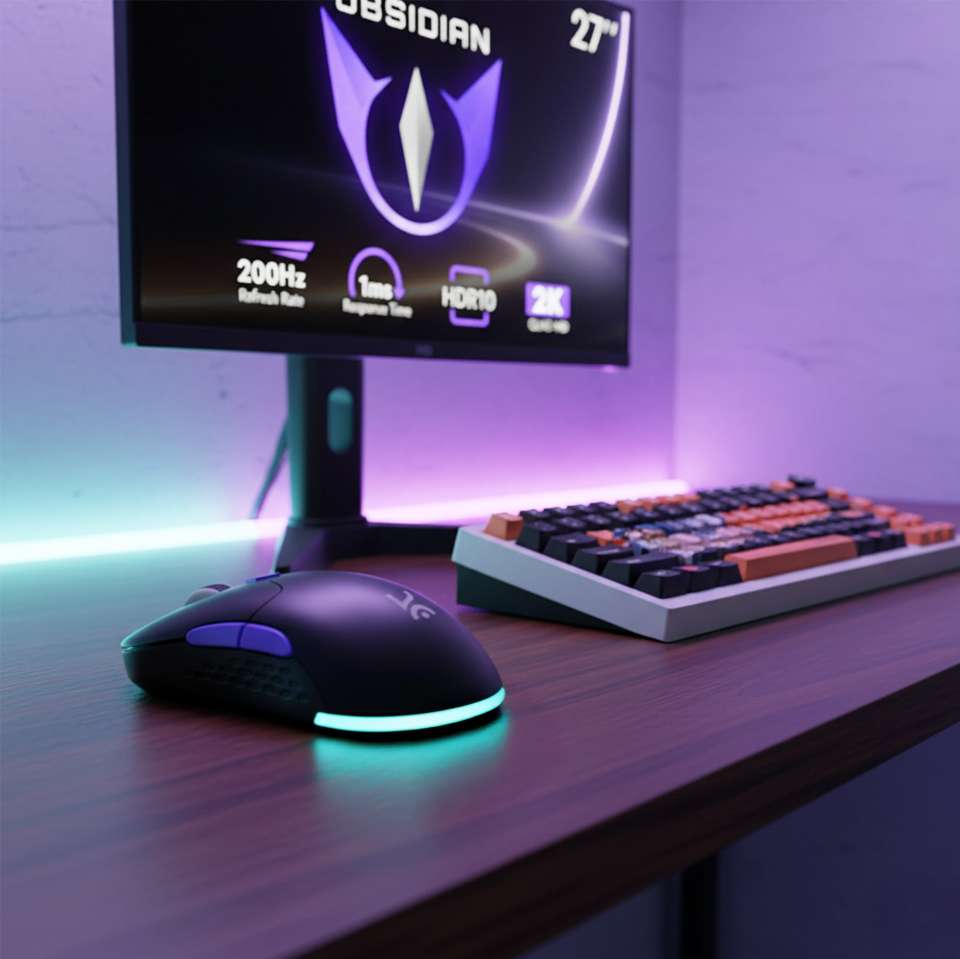 Kreo Chimera V2 RGB Hot-Swappable Switches, 6 Buttons 12000 DPI ...