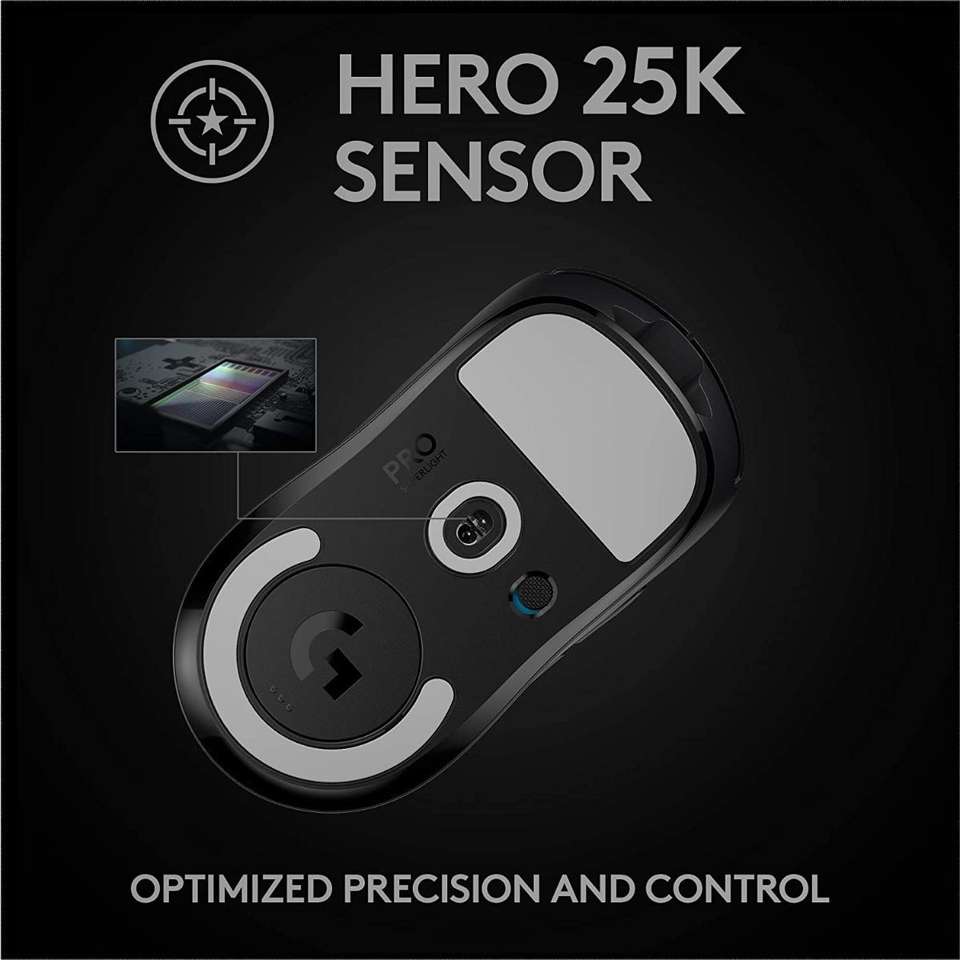 Logitech G PRO X Superlight / Hero 25K Sensor, Adj DPI 25.6K DPI, 5 ...