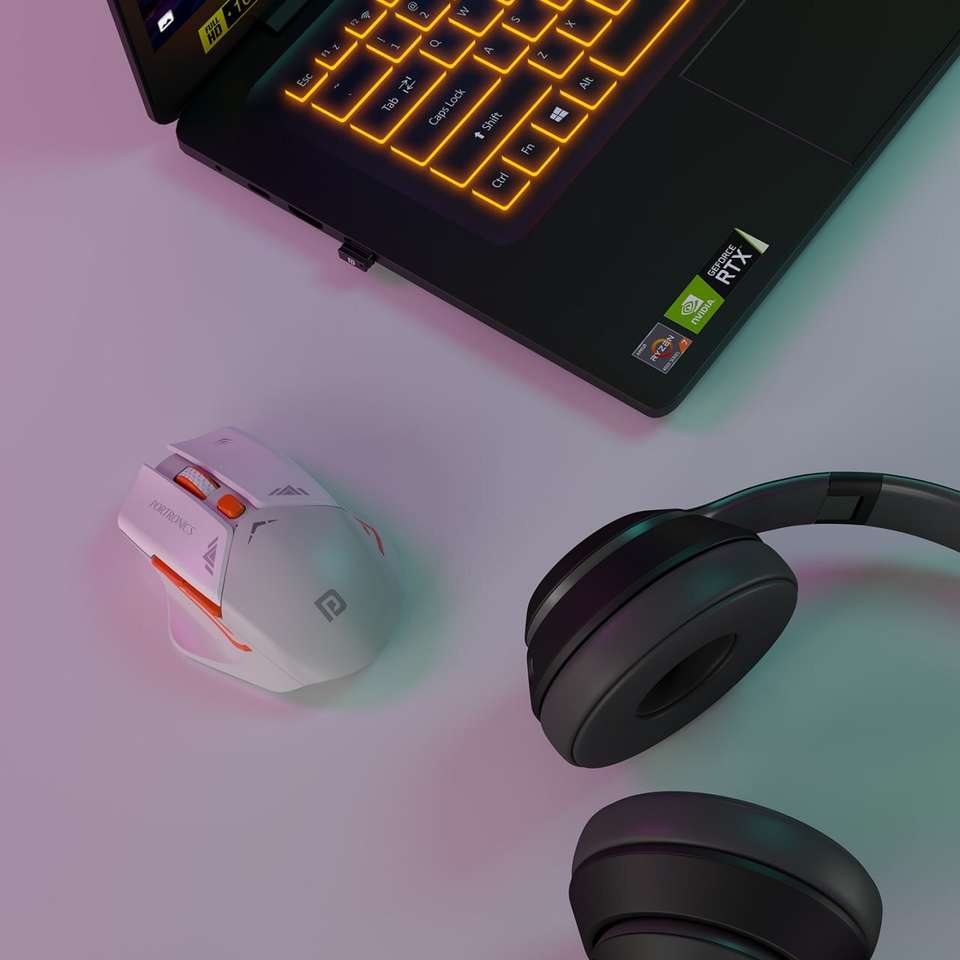 Portronics Vader Pro Wireless Gaming Mouse with 6 Buttons, Thumb ...