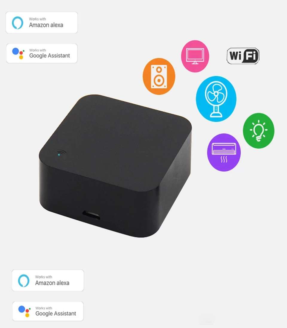 F5 SmartTech Smart WiFi IR Universal Remote | Control AC, TV, Fan via ...