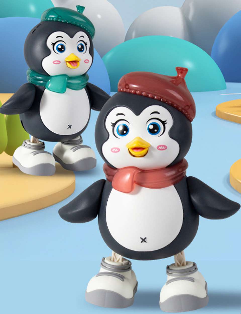 Learn With Fun Penguin Shape Musical Toy with Dancing Walking Light ...