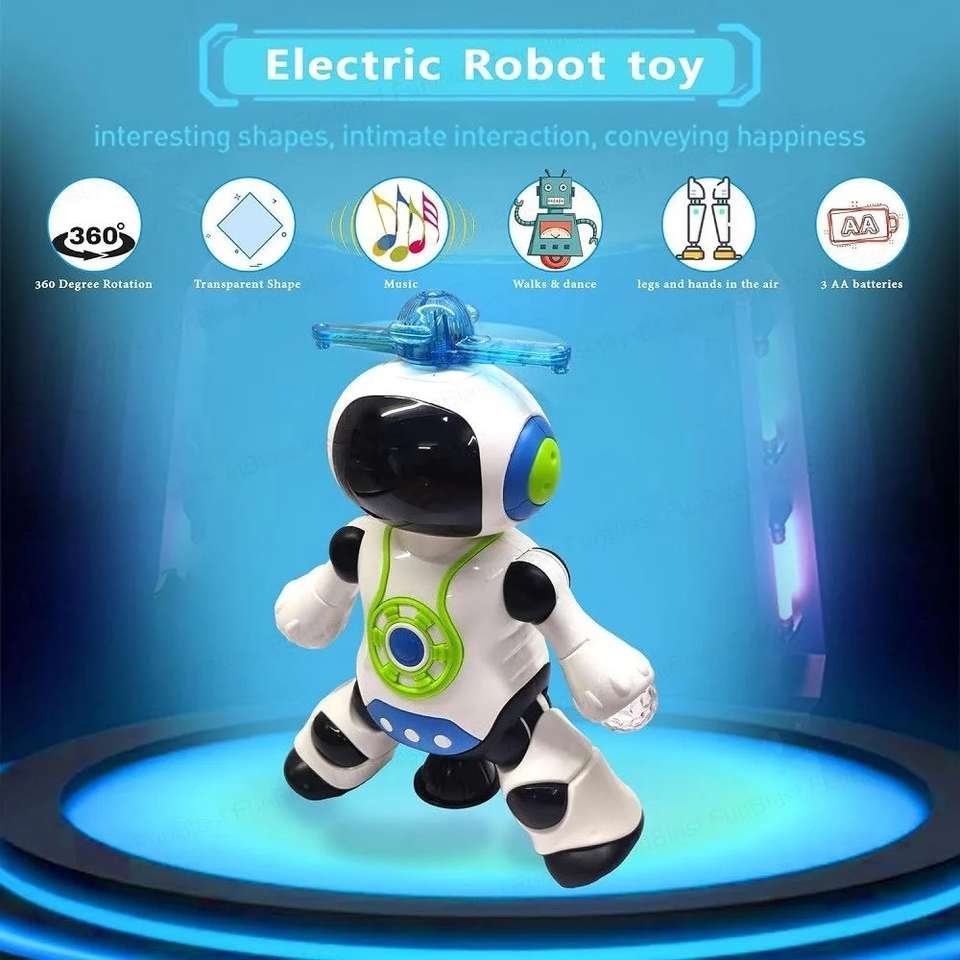 T3REE Dancing Robot for Kids with Flashing Lights- Real Moving Action ...