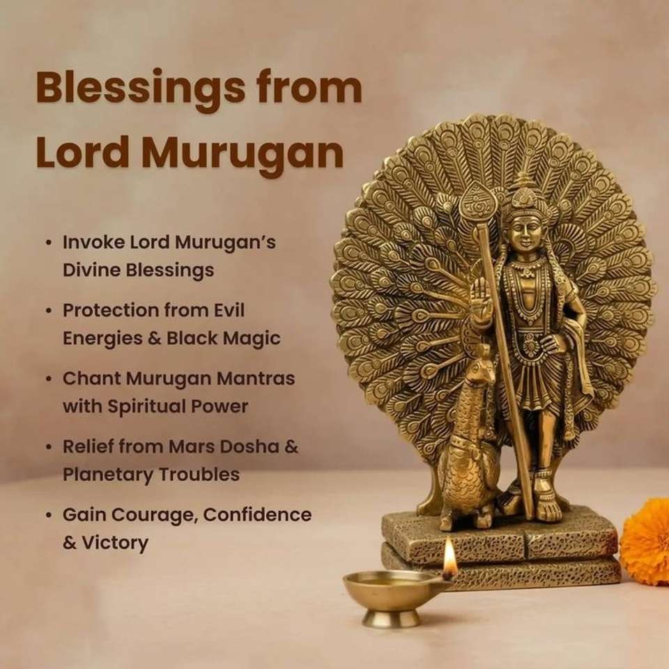 NAVYA ART Original Karungali Malai With God Murugan Locket For Men ...