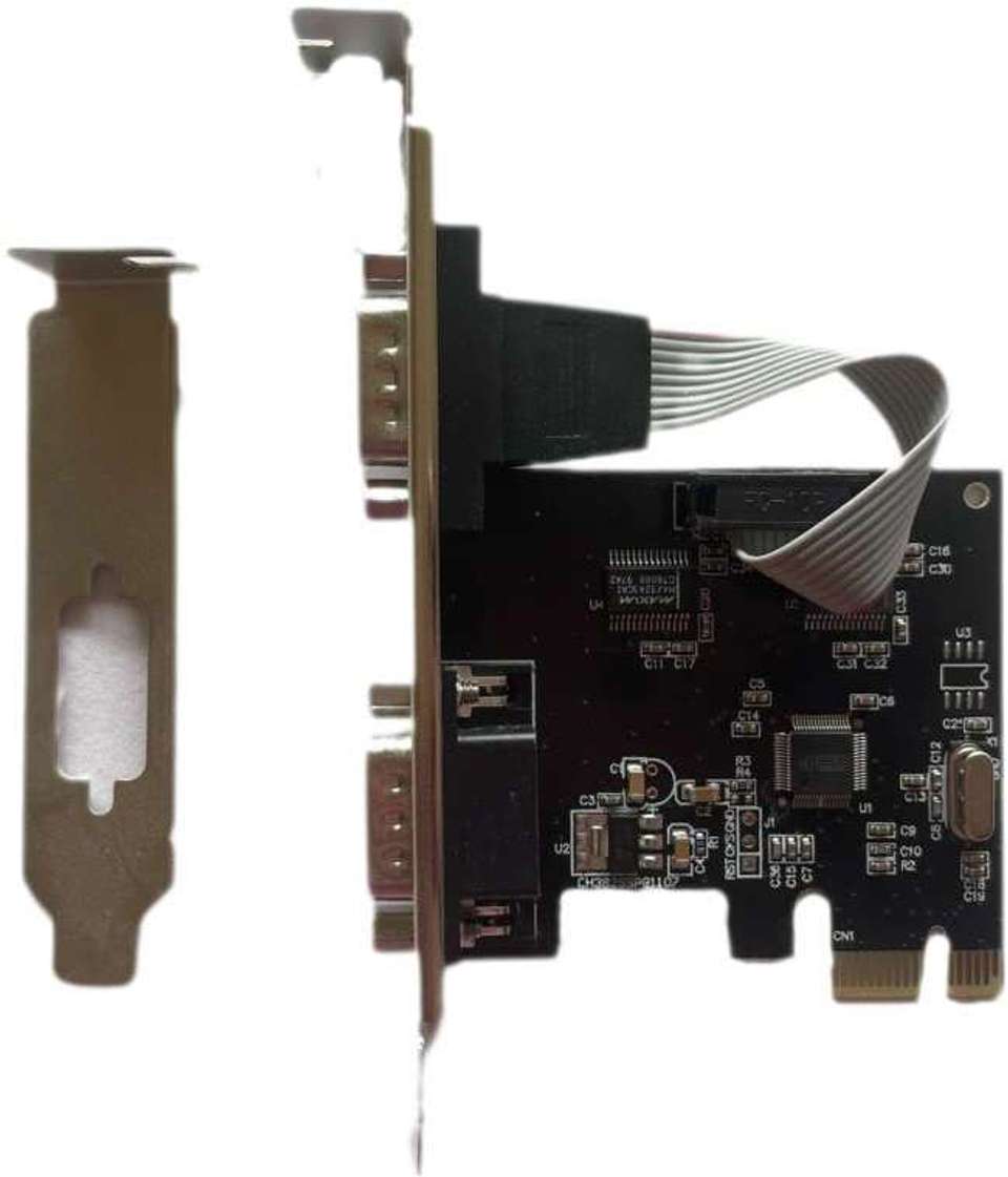 MILLENNIUM TECHNOLOGY Pci Express SERIAL (COM) Card Network Interface ...