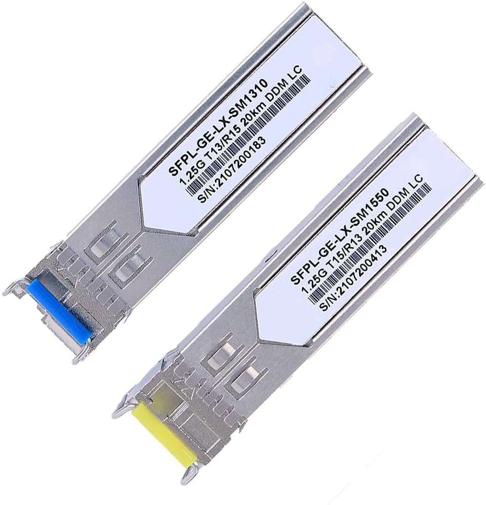 HANUTECH 1.25G Gigabit Ethernet Fiber Media Converters with SFP LC ...