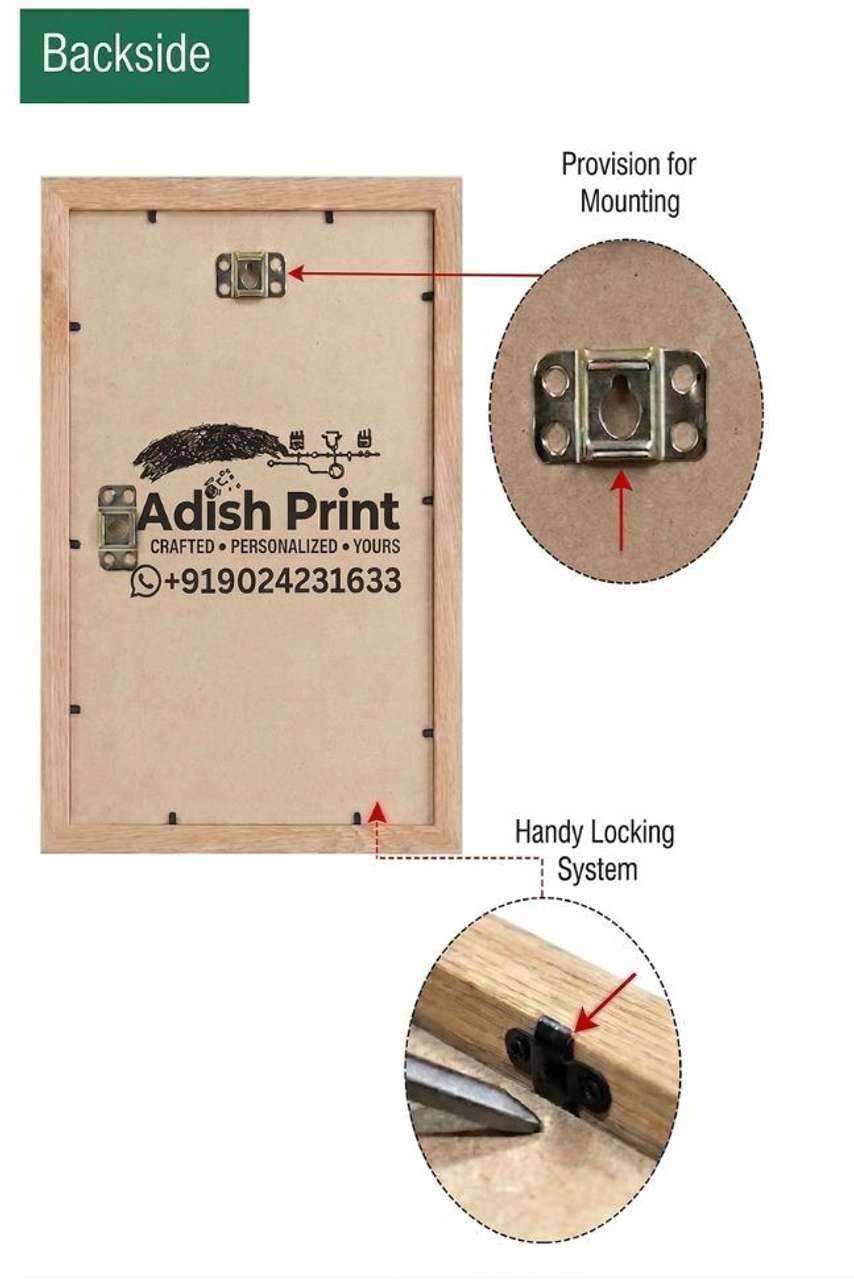 Adish Crafts Wood Wall Photo Frame Price in India - Buy Adish Crafts ...