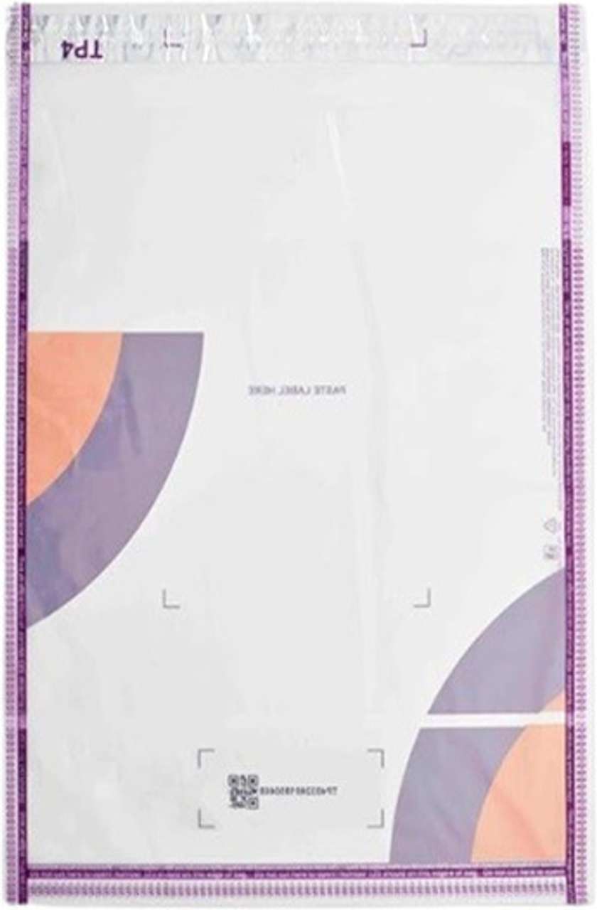 Parin Polymers Transparent Meesho Packaging Barcoded Bags with 2 QR ...