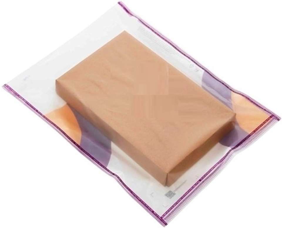 Parin Polymers Transparent Meesho Packaging Barcoded Bags with 2 QR ...