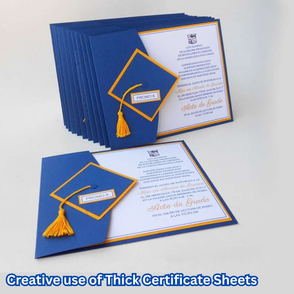 Flipkart.com | Marissa Thick Certificate Paper A4 Size, 48 sheets in 8 ...